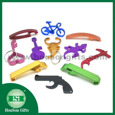 China Promotional gifts aluminum bottle opener animal shape beer opener wholesale for sale