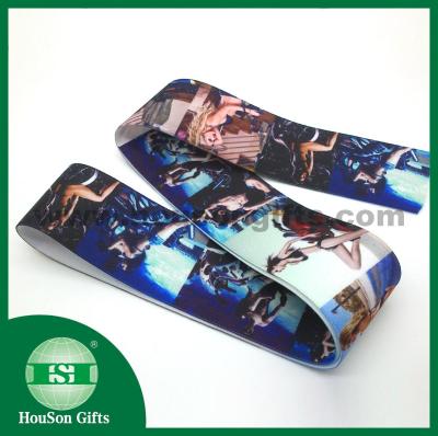 China Customized sublimation printed elastic ribbon custom elastic band for underwear for sale