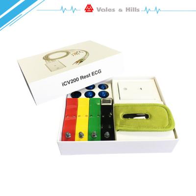 China 12 Channel Rest Ecg Monitoring Device / hand held heart monitor Based On Ios System for sale