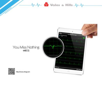 China Synchronous Wireless ECG Machine 12 Lead Wireless IPad / IPod ECG / EKG Machine for sale
