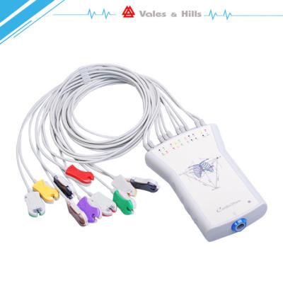 China Grey / White Ambulatory ECG Monitoring For 12 Lead Stress Test ECG Device CV1200 for sale