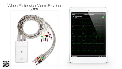 China ICV200 Resting Test Portable Ecg Machine Bluetooth Connection With Smart Box for sale