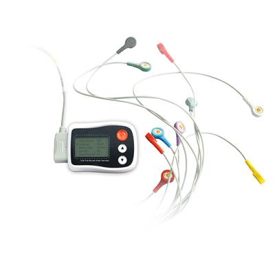 China Digital ECG Holter ecg with two  recorders , Hand Held Dynamic ECG Diagnostic Instrument for sale