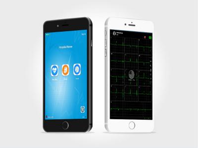 China Wireless Bluetooth Mobile ECG Heart Device For Hospital Or Clinic for sale