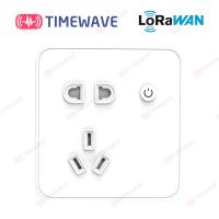 China TW2397-CZ Wall Mounted Smart Socket with LoRaWAN 15km Range, 10A/2500W or 16A/4000W Load Capacity for sale