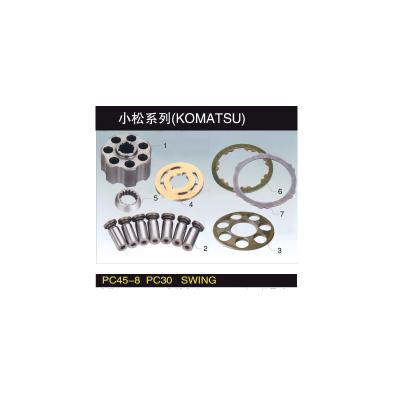 China OEM Komatsu PC45-8, PC30 Hydraulic Pump Parts with Steel Iron and Copper Construction and Half Year Warranty for sale