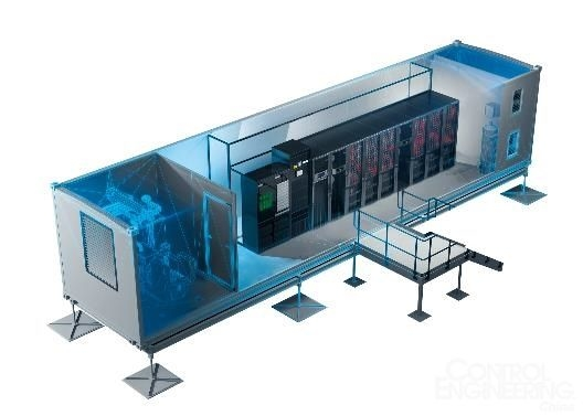 Flexibler ganz in einem Data Center mit automatischer Feuerwarnanlage 2