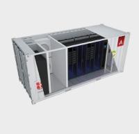 China Integrated Containerized Data Center with 1100kg Static Payload, Custom Logo Label, and In-row Air Conditioning for sale