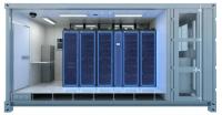 China 1100kg Static Payload Containerized Data Center with In-row Air Conditioning and Rapid Deployment for sale