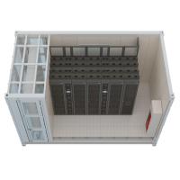 China 20ft Cold Rolled Steel Container Data Center for Rapid Deployment Prefabricated Modular Solution for sale
