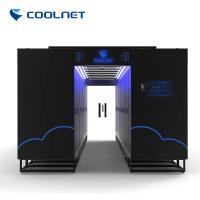 China Modular Data Center Cold Aisle Containment with 2.0mm Cold Rolled Steel and 1100kg Static Payload Featuring Smart Monitoring System for sale