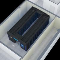 China Eco Friendly Modular Data Center with 1100kg Static Payload, Green Energy Saving, and Precision Cooling for sale