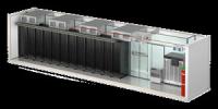 China Mobile 6pcs Racks Prefabricated Data Center with 1100kg Static Payload Cold Rolled Steel and Intelligent Management System for sale