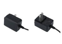China Universal Voltage Black Wall Adapter 12V Output Overload Protection for sale