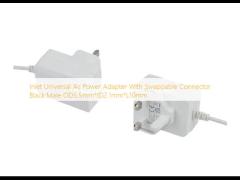 Inlaat Universal AC Power Adapter met verwisselbare aansluiting Zwart Man OD5.5mm*ID2.1mm*L10mm