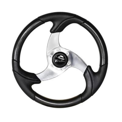 Cina Volante del peschereccio del nero dello SGS, volante dell'yacht del hub di 3/4inch Taperd in vendita
