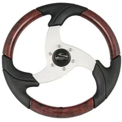 Cina Volante del peschereccio del nero dello SGS, volante dell'yacht del hub di 3/4inch Taperd in vendita