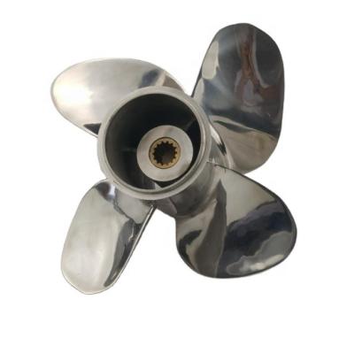 Cina 9.0mm Johnson 50 cavalli vapore di acciaio inossidabile delle eliche fuoribordo in vendita
