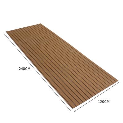 Cina 98in x 47in Eva Faux Synthetic Teak Deck L240cm hanno laminato la pavimentazione in vendita