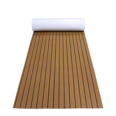 Cina 98in x 47in Eva Faux Synthetic Teak Deck L240cm hanno laminato la pavimentazione in vendita
