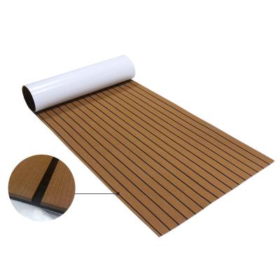 Cina 98in x 47in Eva Faux Synthetic Teak Deck L240cm hanno laminato la pavimentazione in vendita