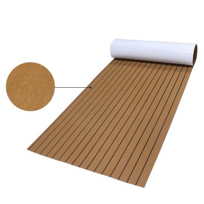 Cina 98in x 47in Eva Faux Synthetic Teak Deck L240cm hanno laminato la pavimentazione in vendita