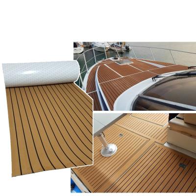 Cina 98in x 47in Eva Faux Synthetic Teak Deck L240cm hanno laminato la pavimentazione in vendita