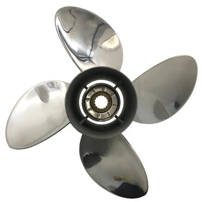 Cina Eliche del motore fuoribordo di acciaio inossidabile X19, elica fuoribordo 110hp in vendita