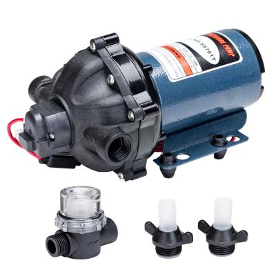 Cina pompa di pressione del diaframma dell'acqua 5.5Gpm, pompa idraulica di innesco di auto di CC 12v in vendita