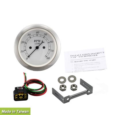 Cina strumento spesso Marine Dash Gauges dell'yacht del fronte nero di CC 2V di 15mm in vendita