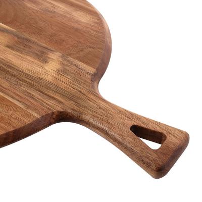 Cina Macellaio di bambù Block, blocchetto di rettangolo di spezzettamento di legno dell'acacia con la maniglia in vendita