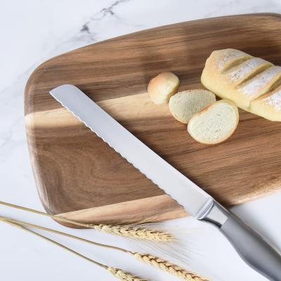 Cina Superficie regolare del tagliere di legno di bambù dell'acacia della maniglia in vendita