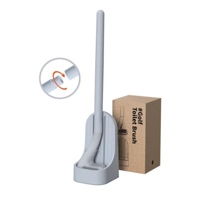Cina spazzola di pulizia della toilette del silicone di 90x4cm con l'insieme del supporto in vendita