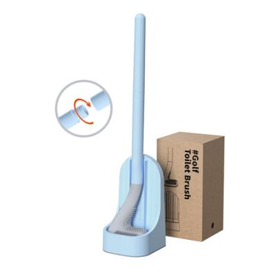 Cina spazzola di pulizia della toilette del silicone di 90x4cm con l'insieme del supporto in vendita