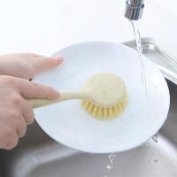 China 22cm Multifunctional Kitchen Scrub Brush Plastic Bottle Cleaner Eco Friendly for sale
