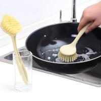 China 22cm Multifunctional Kitchen Scrub Brush Plastic Bottle Cleaner Eco Friendly for sale