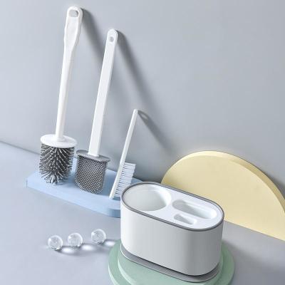 Cina Spazzola di pulizia molle della toilette dei pp Tpr con l'erogatore del sapone in vendita