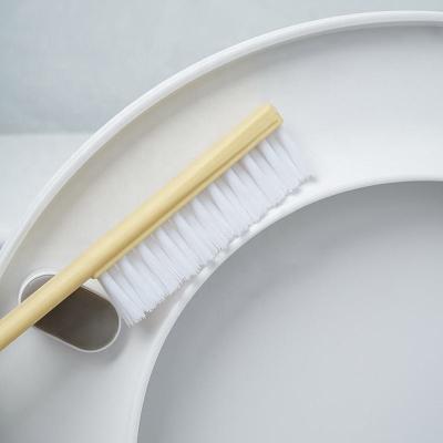 Cina Supporto fissato al muro di pulizia profondo del supporto a perfetta tenuta del set di pennelli della toilette del silicone in vendita