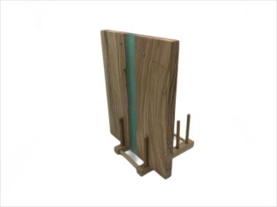 China Natuurlijk Handcrafted-Ontwerp 2cm Olive Wood Serving Board With-Hars Te koop