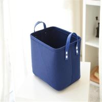 China Foldable Rectangular Felt Storage Containers 27x27x28cm Customizable 3-4mm Thickness for sale