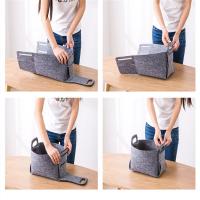 China Rectangular 100% Polyester Felt Clothes Storage Containers Opp Bag Packed Customizable Package for sale