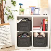 China Modern Foldable Storage Baskets 27x27x28cm for Clothes Organization for sale