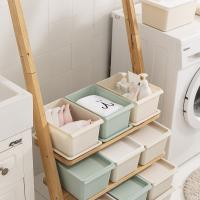 China Promotional Stackable Plastic Storage Box with Lid 57x40x41.5cm PP for sale