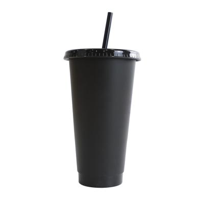 Κίνα 16oz 24oz πλαστικό κατανάλωσης φλυτζάνι 10*6*19cm χρώματος γυαλιών επαναχρησιμοποιήσιμο μεταβαλλόμενο προς πώληση