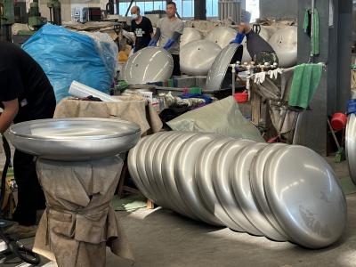 China Torispherical Stainless Steel Head S30408 For LNG Cryogenic Tank Dished Head for sale
