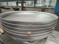 Quality SUS304 Ellipsoidal Dished Head 2700mm Open ID 8mm Thickness GB/T 25198-2023 for sale