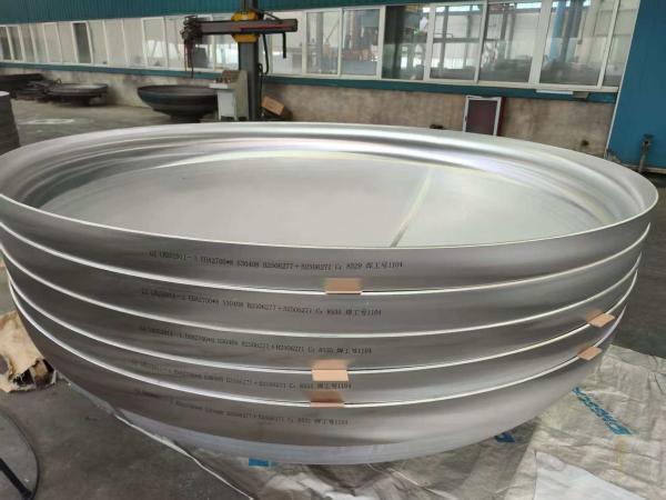 Quality SUS304 Ellipsoidal Dished Head 2700mm Open ID 8mm Thickness GB/T 25198-2023 Compliant for sale