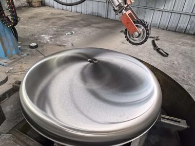 China Polished Stainless Steel Torispherical Dished Head RA 0.3μM For LNG Cryogenic Tanks for sale