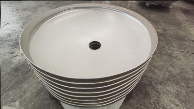 China Cold Pressing Elliptical Dished Head For Cryogenic Tankers 1700mm ID 6.5mm Thick for sale