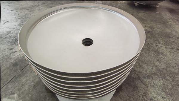 Quality Cold Pressing Elliptical Dished Head For Cryogenic Tankers 1700mm ID 6.5mm Thick for sale